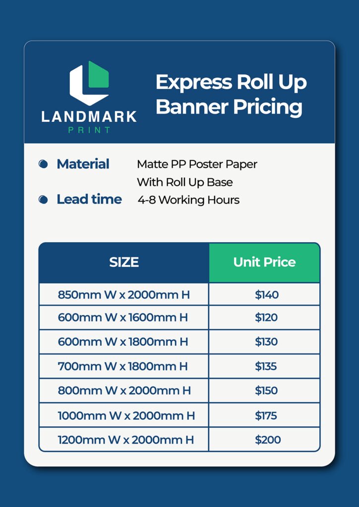 Express Roll Up Banner Printing Singapore | Fast & Portable Displays ...