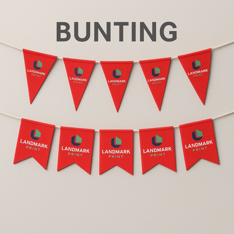 Bunting Printing Singapore | Outdoor & Event Bunting Banners – Landmark ...
