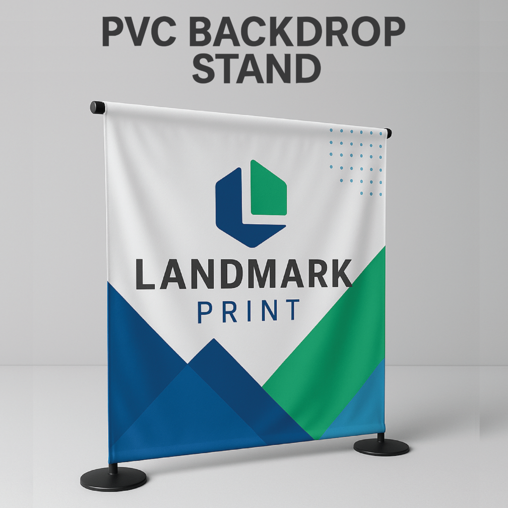 PVC Backdrop Stand Singapore | Event & Branding Backdrop – Landmark Print