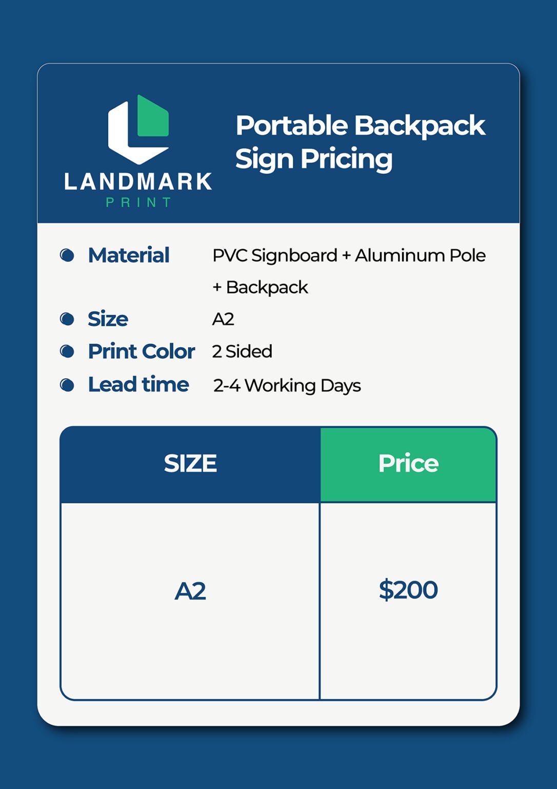 Portable Backpack Sign Singapore | Walking Billboard Advertising – Landmark Print