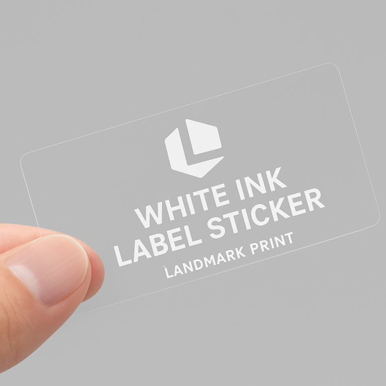 White Ink Label Sticker Printing Singapore | Premium Packaging Labels ...