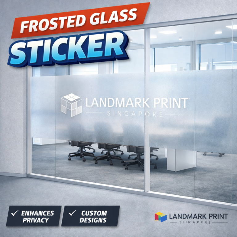 Frosted Glass Sticker Printing Singapore | Office & Glass Privacy Vinyl ...